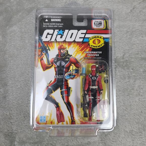 Hasbro | Toys | Hasbro Gi Joe Wave 2 Cobra Diver Water Element Action ...